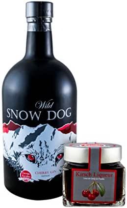 Gin Wild Snow Dog Cherry : Amazon.co.uk: Grocery