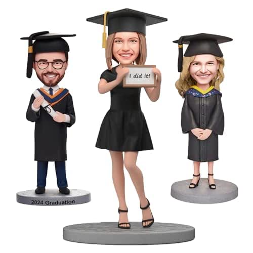 Amazon.com: Personalized Graduation Gifts Custom Bobblehead Figurine ...
