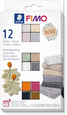 Amazon.com: STAEDTLER FIMO Effect Oven-Bake Polymer Clay - Boho ...