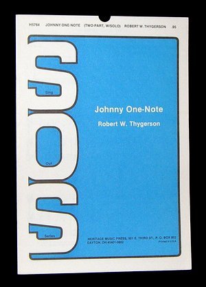 JOHNNY ONE-NOTE: Thygerson, Robert W., Niel Lorenz: Amazon.com: Books