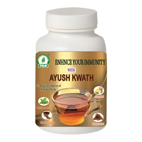 Buy Tulsi Ayush Kwath Powder | Ayurvedic Immunity Booster Kadha Mix ...
