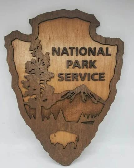 Amazon.com: National Park Service Arrowhead - NPS inspired sign, custom ...