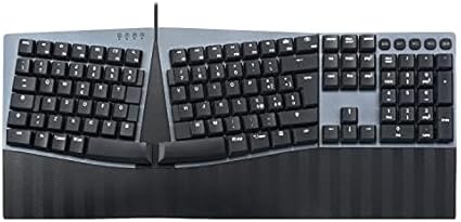 Perixx PERIBOARD-535 RD Tastiera ergonomica meccanica Full Size a filo ...