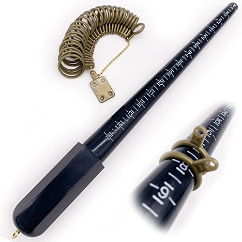 Buy Plastic Ring Sizer Gauge Set - Ring Mandrel Measuring Stick - Ring ...