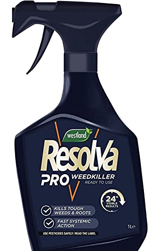Resolva Pro Ready To Use Weedkiller 1 Litre, Fast Action Spray with a ...