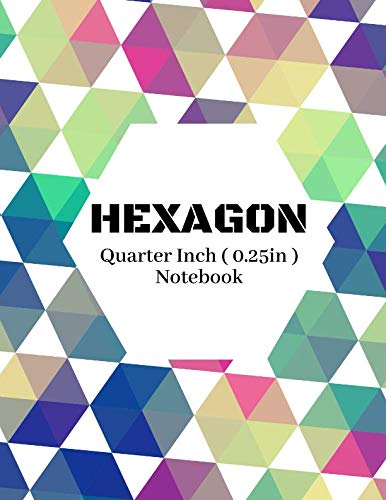 Amazon.com: Hexagon Quarter Inch ( 0.25in ) Notebook (Hex Workbook ...