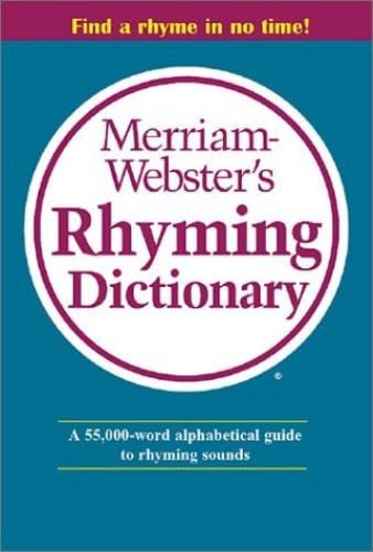 Amazon.com: Merriam-Webster's Rhyming Dictionary: 9780877796329 ...