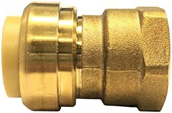 Amazon.com: Libra Supply 1 inch Push x 3/4 inch FIP Push-Fit Female ...