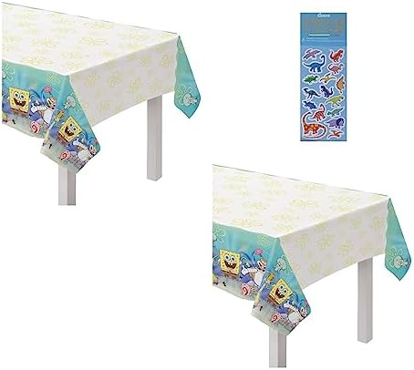 Amazon.com: Spongebob Birthday Party Supplies Bundle Includes Plastic ...