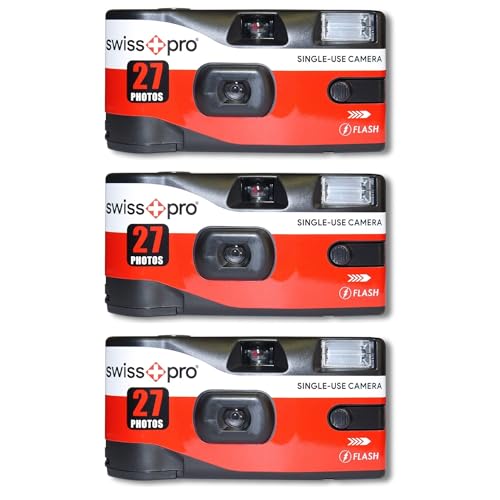 Disposable Cameras Multipack – Bundle with 3 X Swiss+Pro Disposable ...