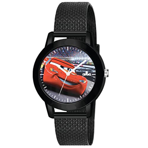 Buy AROA Watch New Watch for Kids Red Cars Pixar Model : 648 Kids Black ...