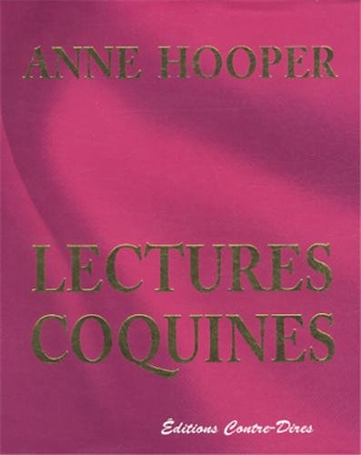 Amazon.com: Lectures coquines: 9782849332597: HOOPER, ANNE: Books