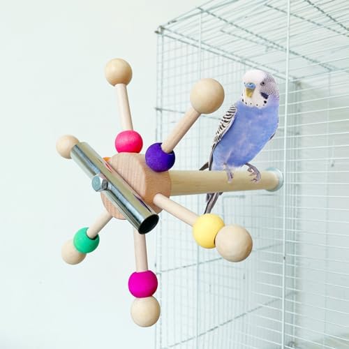 Amazon.com : Bird Rotating Perch Toys, Parrot Spinning Interactive Toys ...