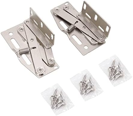 MOUMOUTEN 2 Sets Scissor Spring Hinge, Door Cabinet 45 Degrees Down ...