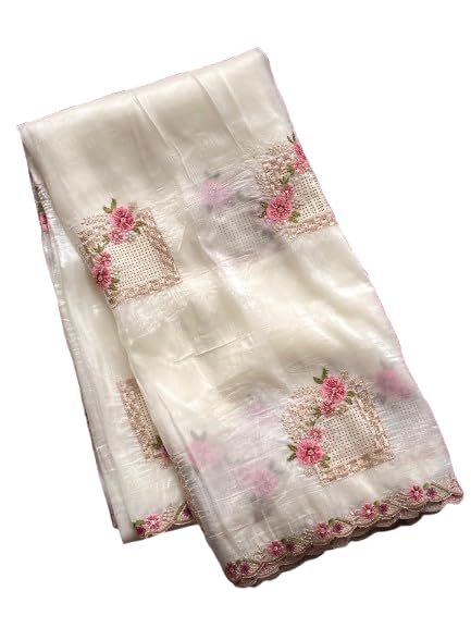 Buy RANGOLI ART Saree For Womens paper silk crush saree with beautiful ...