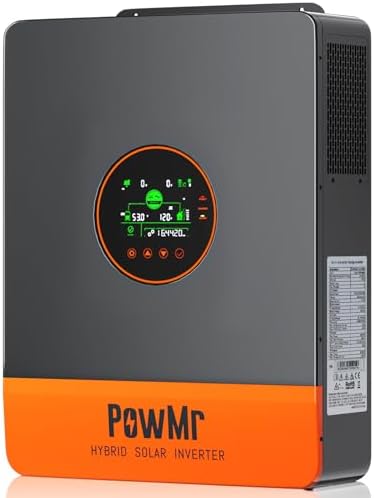 Amazon.com: PowMr Solar Inverter 5000W 48Vdc to 110Vac, 5200W Split ...