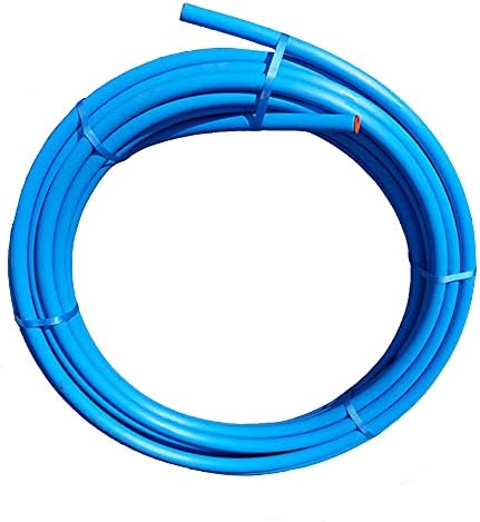 Polypipe 25 metre Roll of 25mm Blue Water Mains Service MDPE Pipe ...