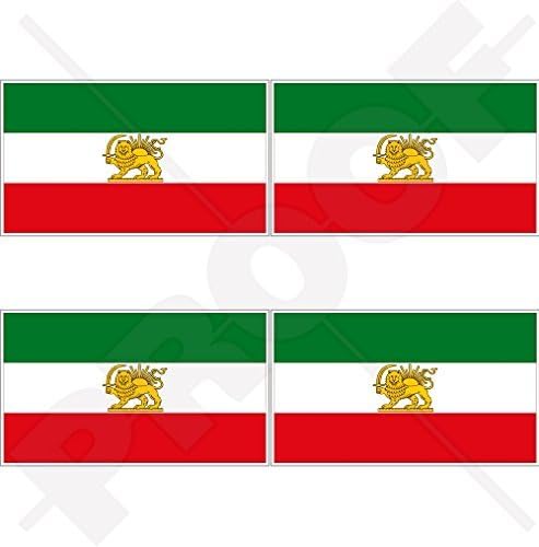 Amazon.com: Iran PERSIA, Former Iranian Flag, Persian 2" (50mm) Vinyl ...