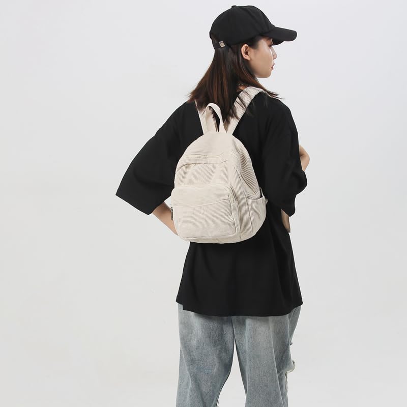Eagerrich Small Mini Backpack Purse for Women Travel Corduroy Backpack ...