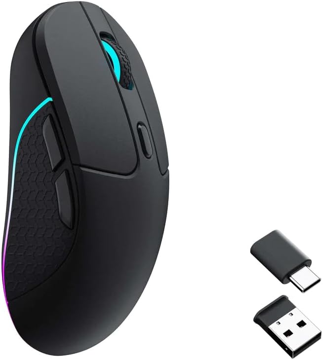 Keychron M3 Wireless Mouse, PAW3395 Sensor with Programmable Macro ...