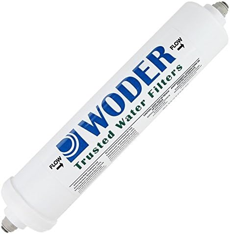Woder WD-10K-JG Ultra-High Capacity Inline Water Filter with ¼” Built ...