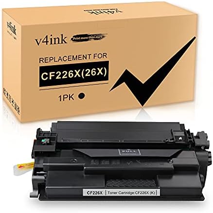 V4INK 1PK Compatible 26X Toner Cartridge Replacement for HP 26X CF226X ...