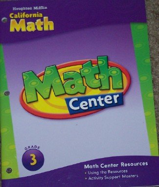 Amazon.com: Houghton Mifflin Mathmatics California: Math Center Resources Level 3: 9780618889068 ...
