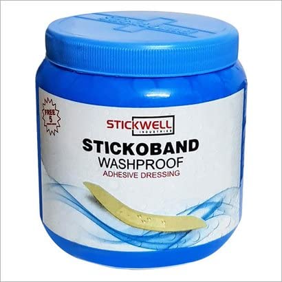 Buy 100 Piece Washproof Band-Aid First Aid Adhesive Bandage Stickoband ...