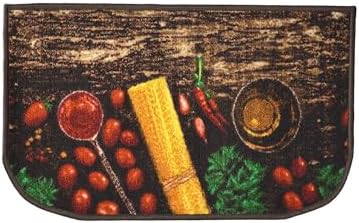 Amazon.com: Kashi Home Kitchen Rug, Printed Area Rug, Durable Floor ...