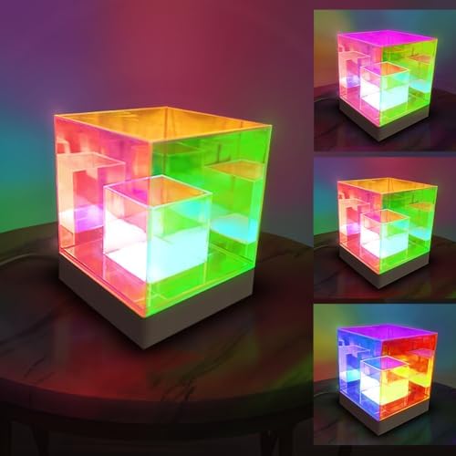 The Hyperspace Lighting Company HyperCube Infinity Cube LED Light with ...