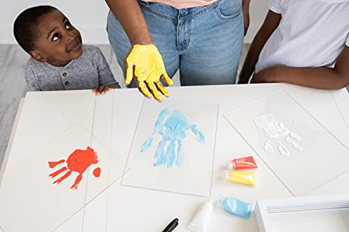 Pearhead Clear Family Handprint Frame, Family Print Keepsake ...