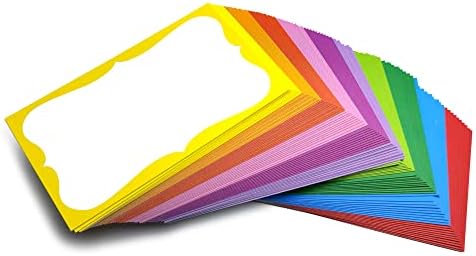 Amazon.com : Yexiya 600 Pcs Blank Index Cards Printable Kraft Business ...