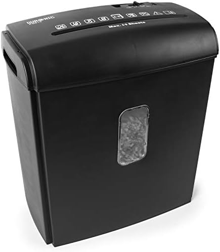 Duronic Cross Cut Paper Shredder PS657 Mini Personal Data Shredders, 5 ...