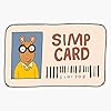 Amazon.com - Simp Card Sticker Vinyl Bumper Sticker Decal Waterproof 5"