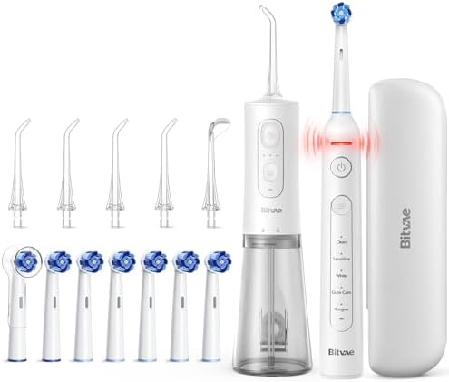Amazon.com: Bitvae Cordless Water Dental Flosser & R2 Rotating Electric ...