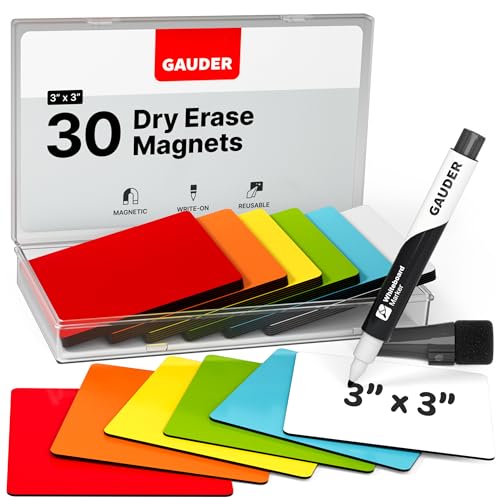 Snapklik.com : GAUDER Magnetic Labels Writable - Reusable Magnet Tags ...