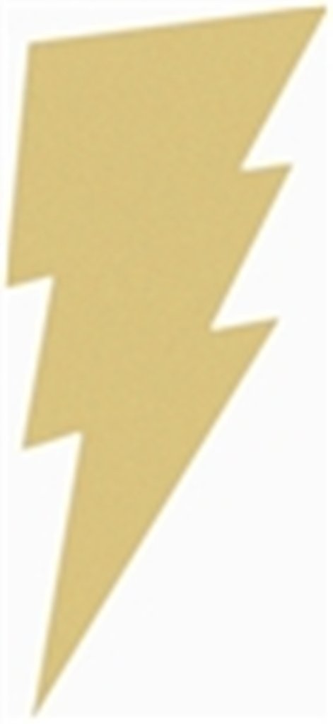 Amazon.com: Lightning Bolt Cutout Unfinished Wood Home Decor Seasonal ...