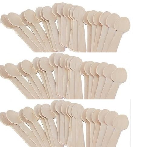 ARIHANT Enterprise Pack of 350.Mini Wooden Spoons Round Spoons Style ...