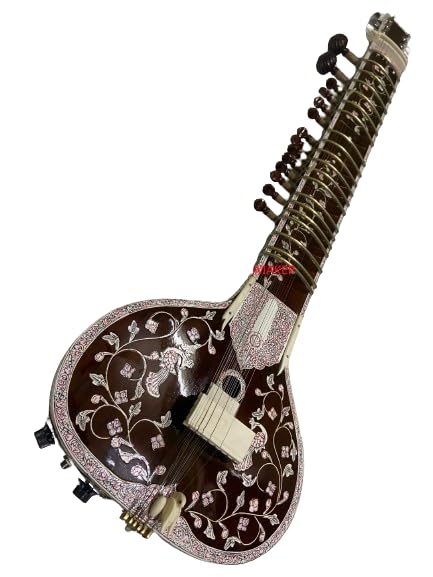 SITAR HIGH QUAITY PROFESSIONAL Pt. RAVI SHANKAR STYLE Flateback travel ...
