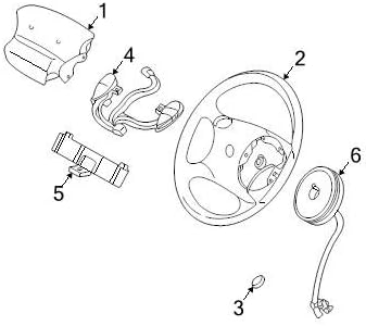 Amazon.com: Ford Genuine Ford Motor Co. Horn Switch - F5TZ13A875BD ...