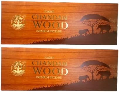 FOREST Forest Fragrance Chandan Wood Premium Incense Sticks 2 Pack of 2 ...