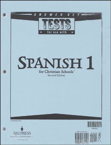 Spanish 1 Tests Answer Key 2nd Edition: 196006: 9781591661726: Amazon ...