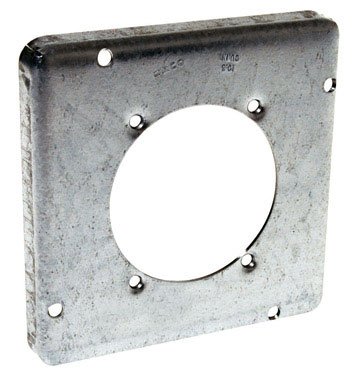Raco Square Steel 2 gang Box Cover For 1 Receptacle - Amazon.com