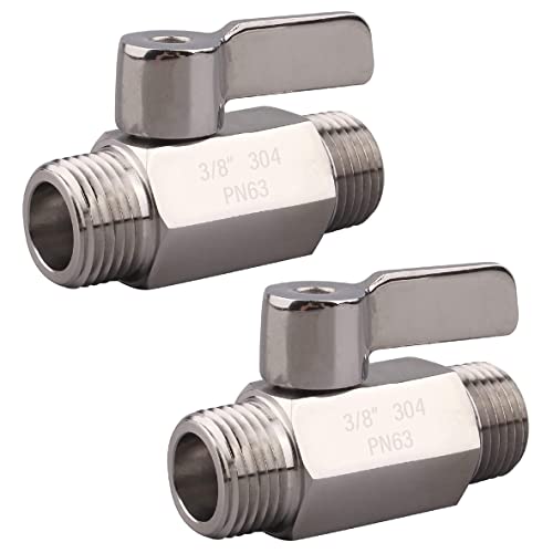 Mini Ball Valve NPT ( Male&Male) Stainless Steel 304 (3/8 ...