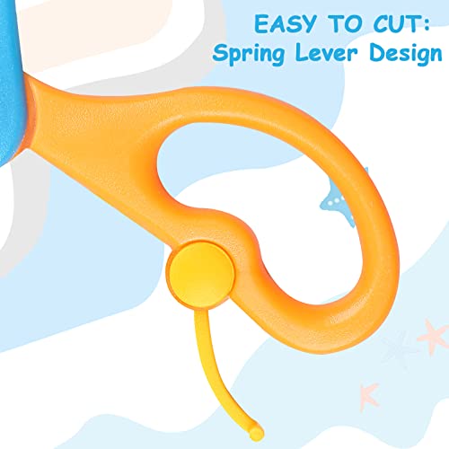 Snapklik.com : Safety Scissors For Toddler, Kids, Children - Plastic ...