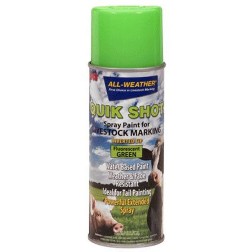 All-Weather 61116 Quik Shot Inverted Tip Spray Paint for Livestock ...