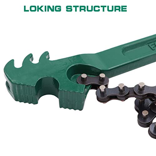 Snapklik.com : 12 Inch Heavy-Duty Adjustable Ratcheting Chain Wrench ...