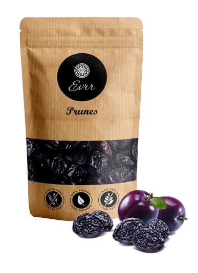 EVRR 100% Natural Dried Prunes 500g, dried plum, aloo bukhara dry fruit ...