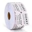 Amazon.com : L LIKED White Raffle Tickets Double Rolls with ...