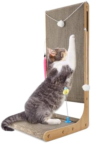 Amazon.com : Cat Scratching Board with Cat Arch Self Groomer and Kitty ...